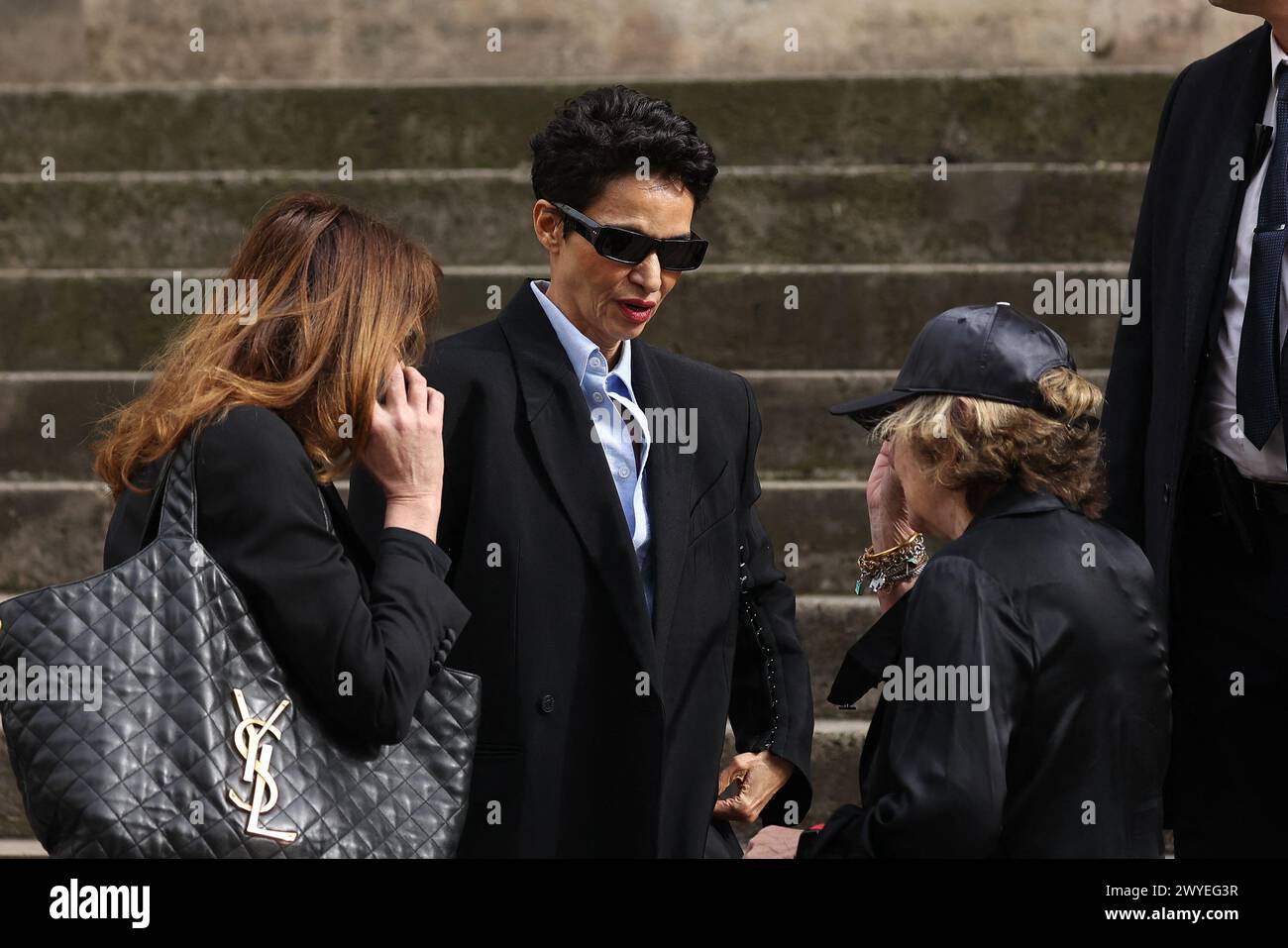 Paris, France. 06th Apr, 2024. Carla Bruni and Farida Khelfa arriving ...