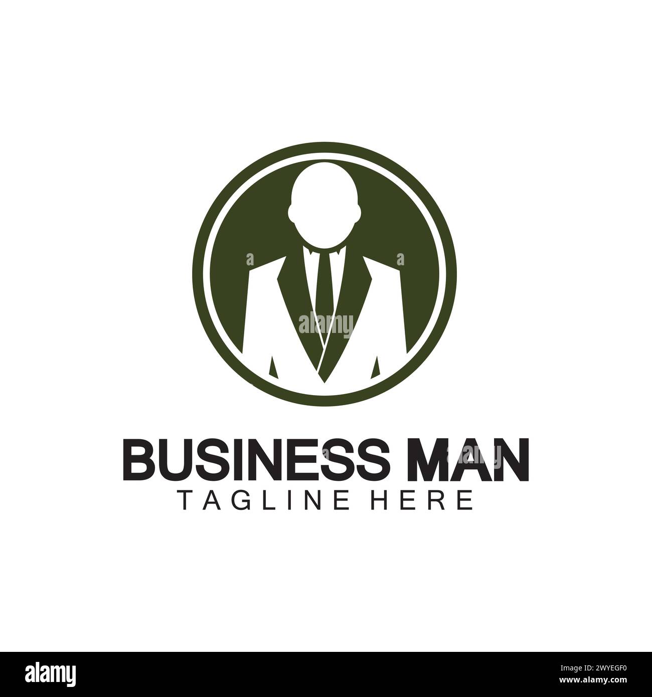 Businessman logo Cut Out Stock Images & Pictures - Alamy
