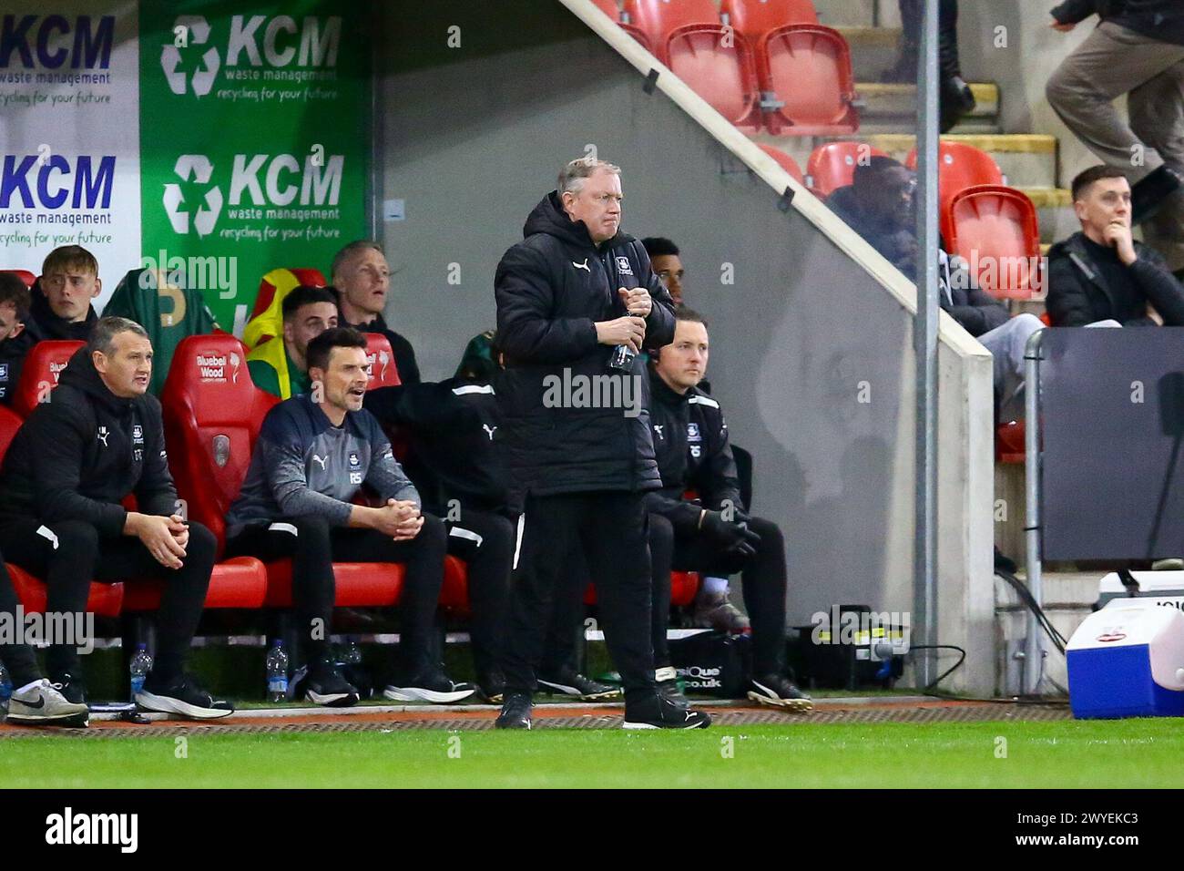 AESSEAL New York Stadium, Rotherham, England - 5th April 2024 Neil ...