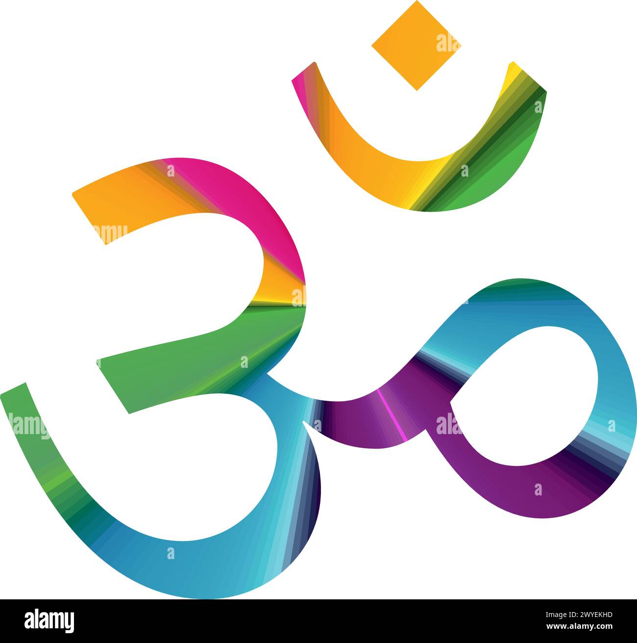 Om symbol temple Cut Out Stock Images & Pictures - Alamy