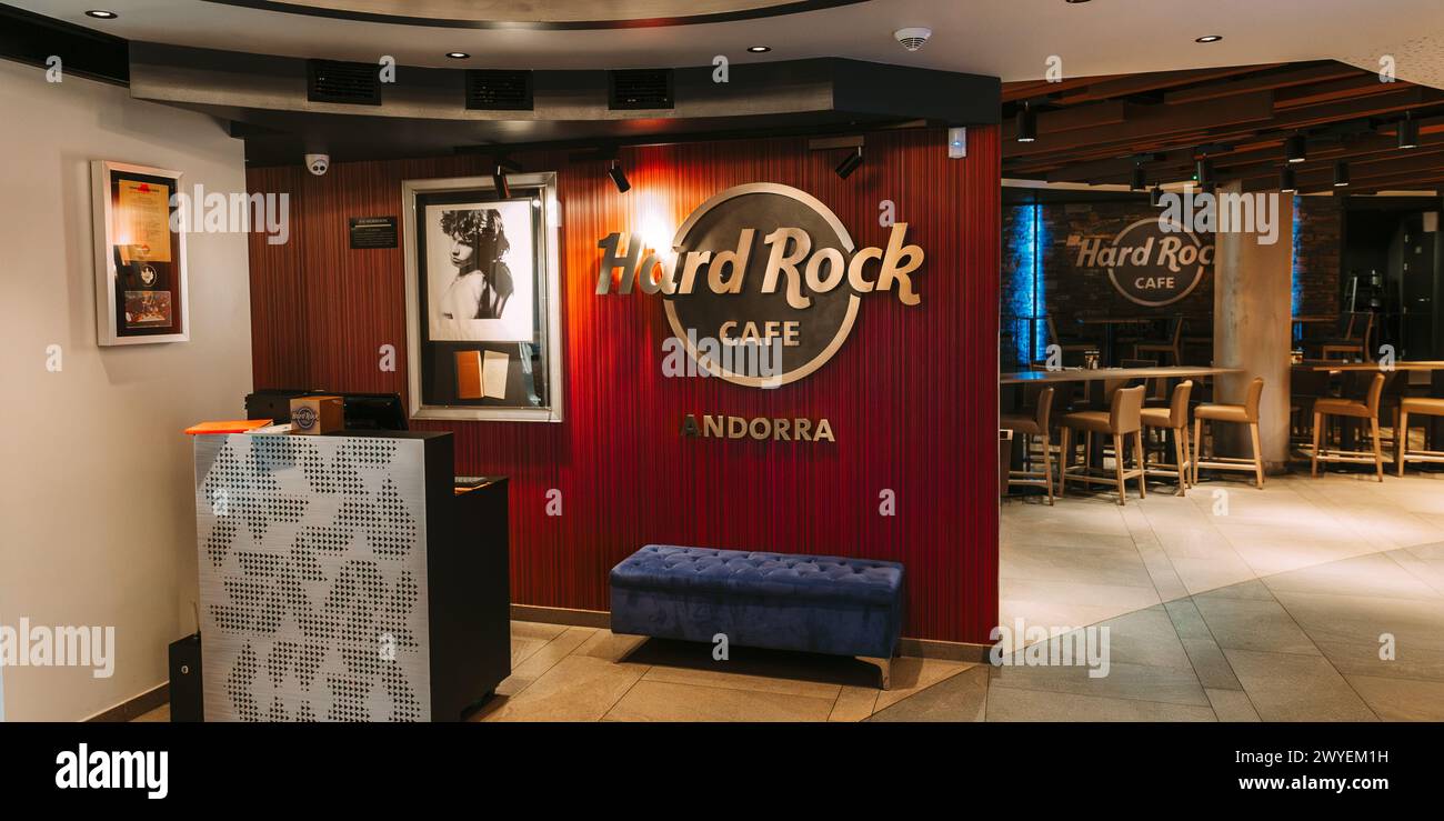 Inside Of Hard Rock Cafe Stock Photo - Alamy