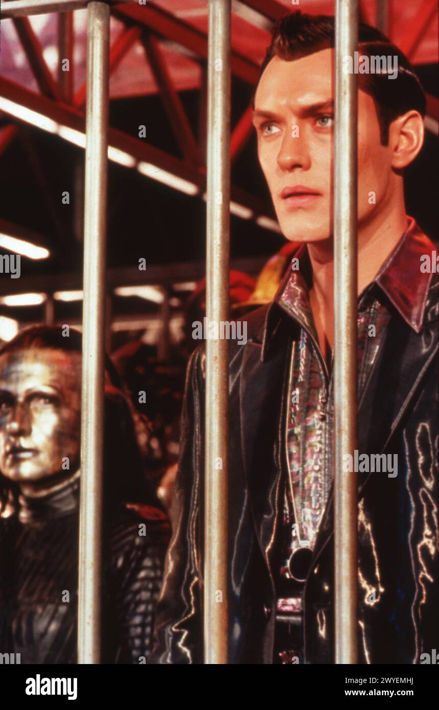 JUDE LAW as Gigolo Joe in A.I. ARTIFICIAL INTELLIGENCE 2001 director ...