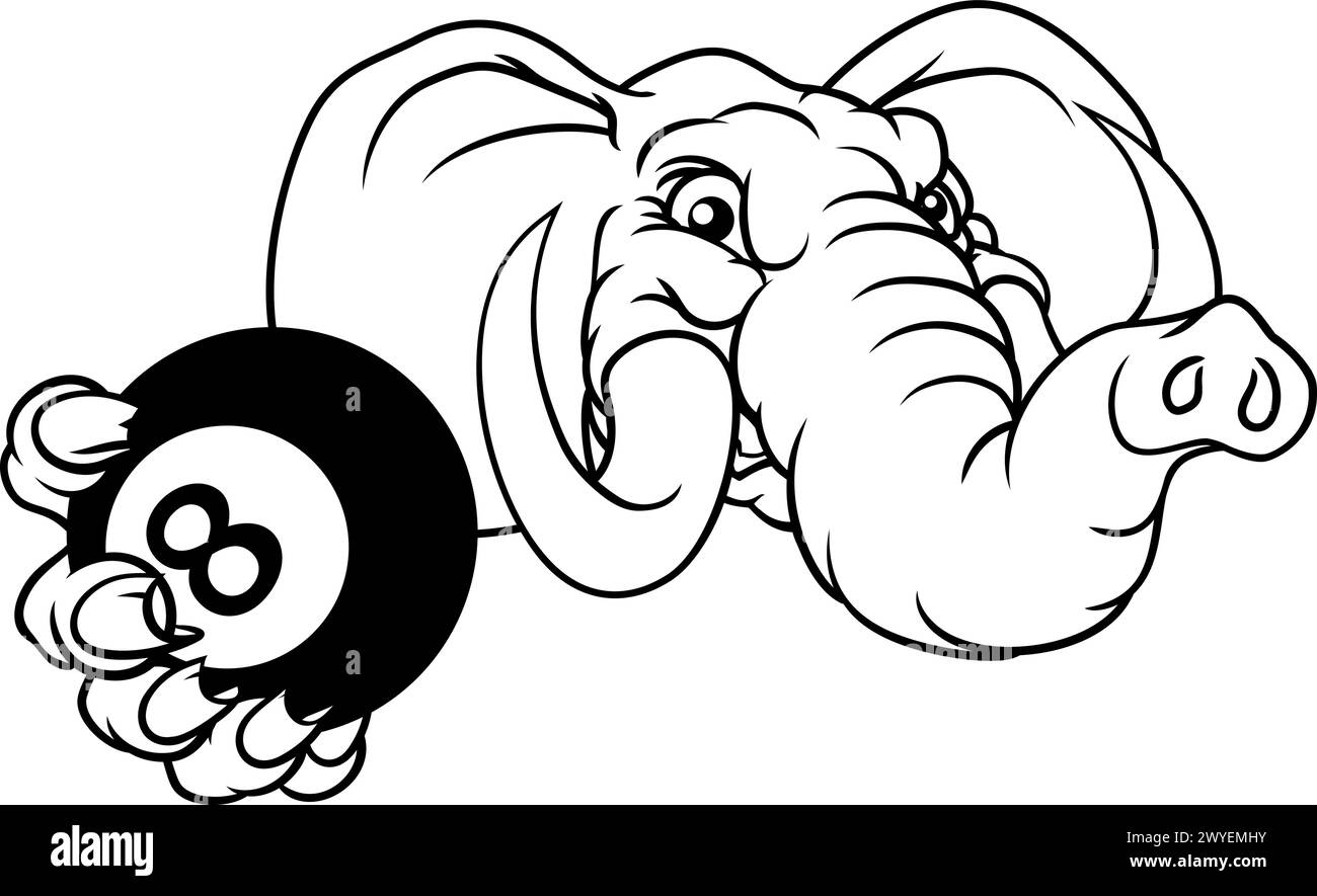 Cartoon eight ball hi-res stock photography and images - Alamy