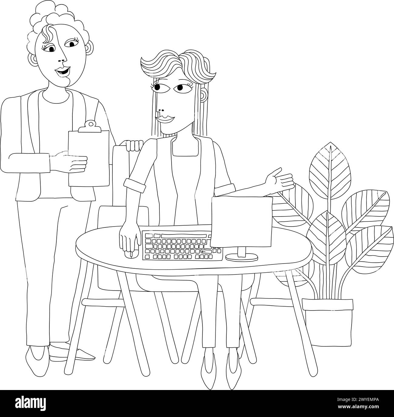 Modern working women Black and White Stock Photos & Images - Alamy