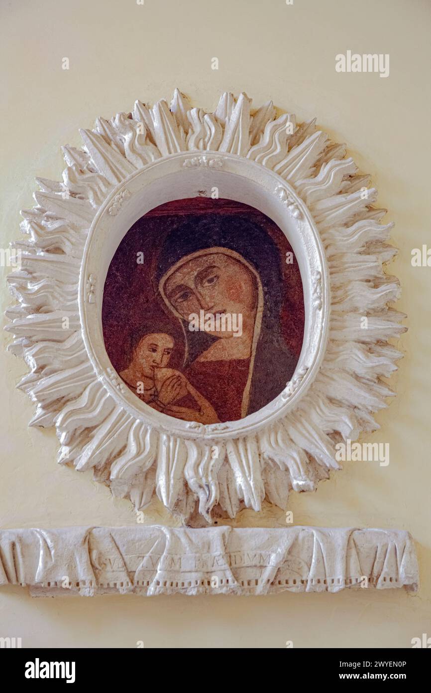Madonna in rosetta hi-res stock photography and images - Alamy