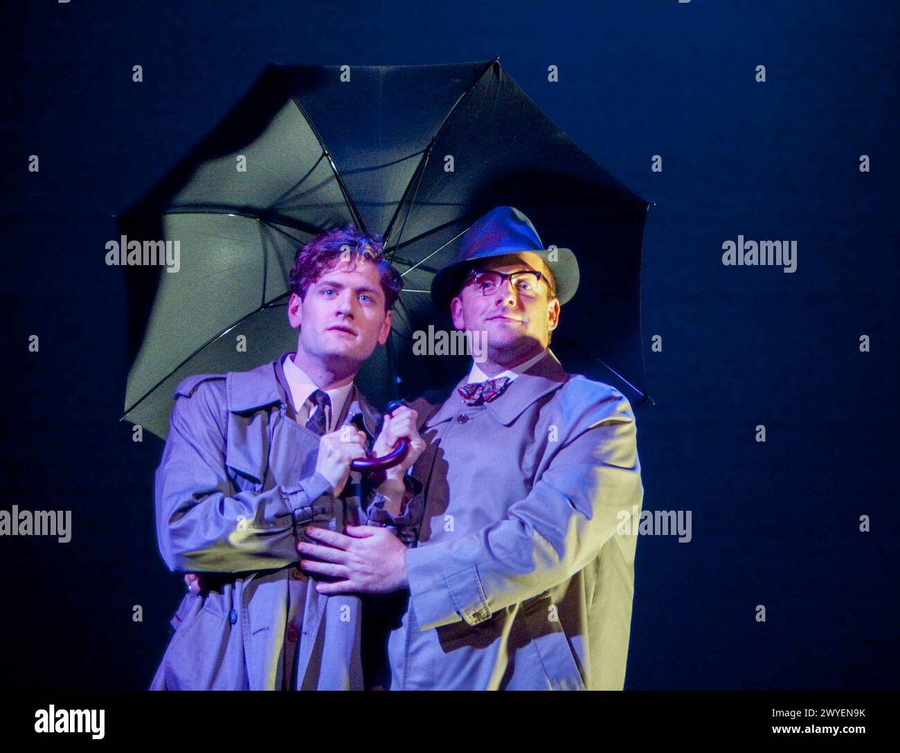 l-r: Kyle Soller (Tom Ripley), Ben Bishop (Marc Primenger) in THE ...