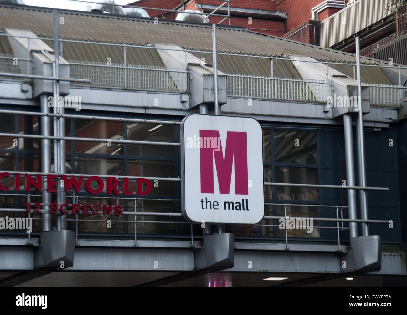 Sign for the Mall, Cheapside, Wood Green High Street, Wood Green ...