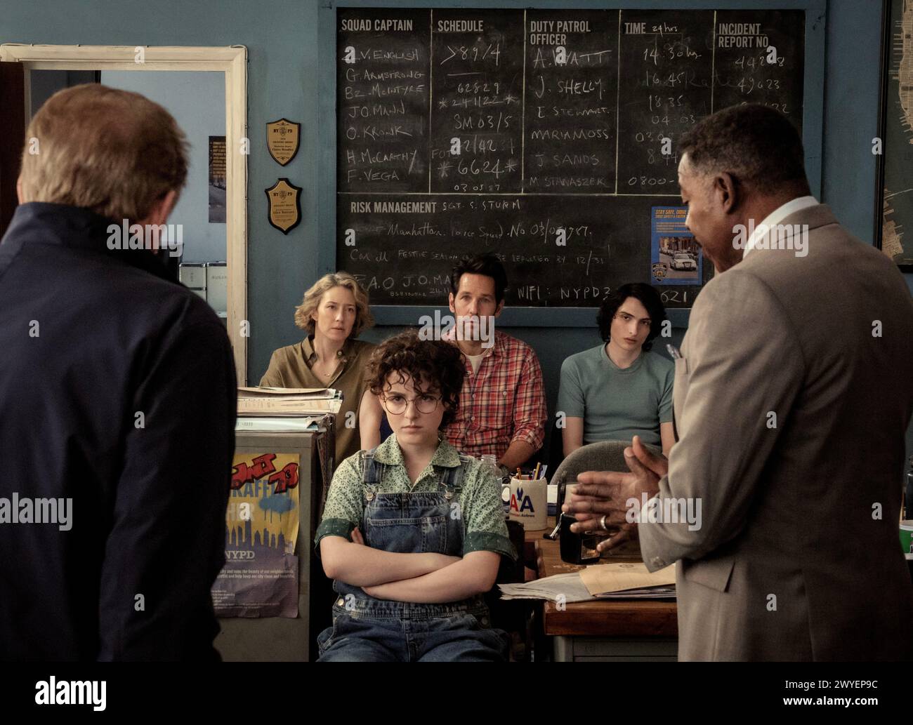 PAUL RUDD, FINN WOLFHARD, CARRIE COON and MCKENNA GRACE in GHOSTBUSTERS ...