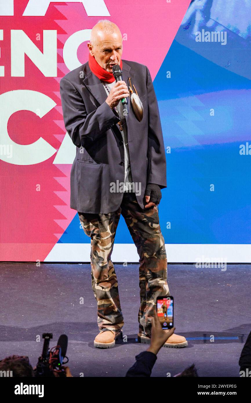 Italia. 06th Apr, 2024. Sergio De Caprio, detto capitano Ultimo, mostra ...