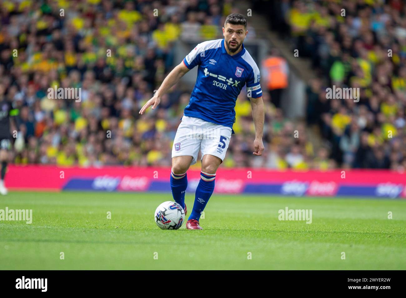 Sam Morsy of Ipswich Town on the ball during the Sky Bet Championship ...