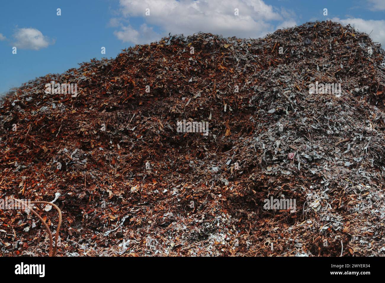 Scrap Metal for Recycling. Ecological concept Stock Photo - Alamy