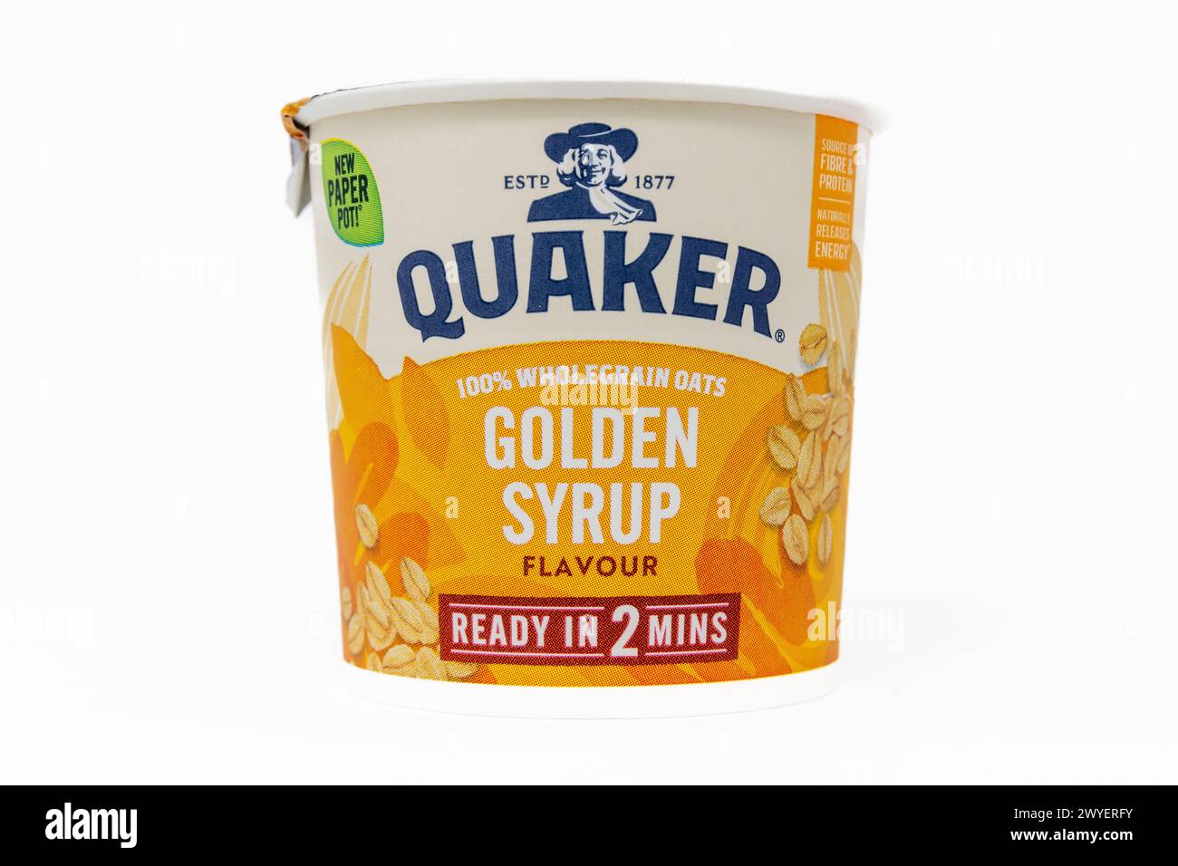 Quaker Oat So Simple Golden Syrup Porridge Cereal Pot Stock Photo - Alamy