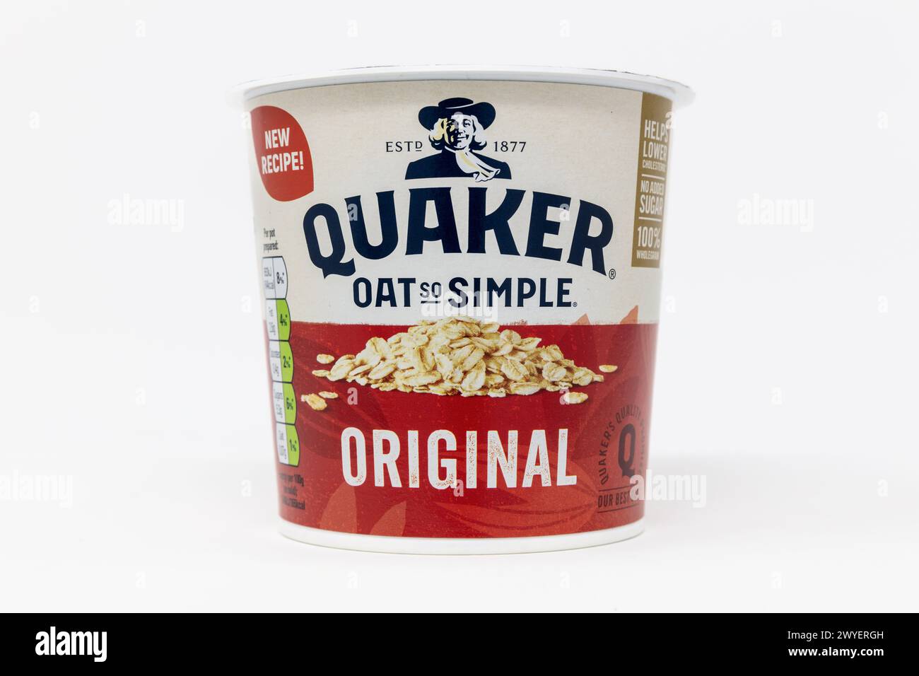 Quaker Oat So Simple Original Porridge Cereal Pot Stock Photo - Alamy