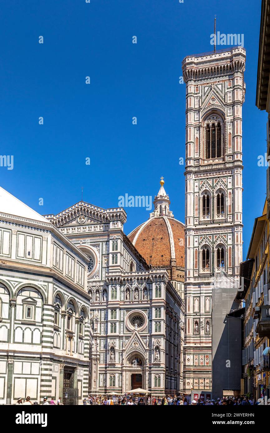 Florence, Italy - July 15, 2023: Cathedral of Santa Maria del Fiore ...