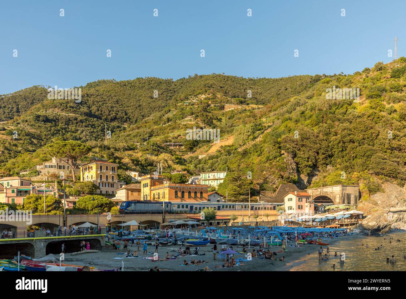 Monterosso, Italy - July 31, 2023: Beautiful village "Monterosso al ...