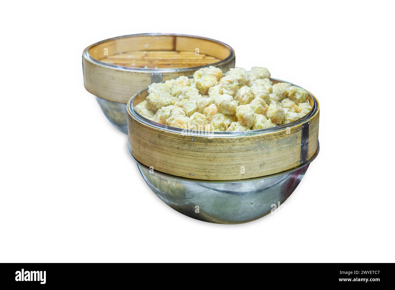 Die cut of Basket of dumplings, moldy on white isolated Stock Photo - Alamy