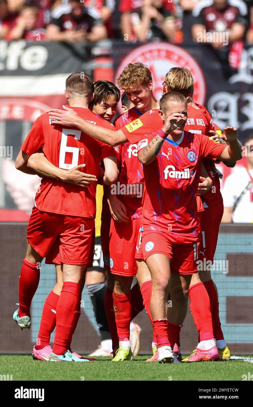 Nuremberg, Germany. 06th Apr, 2024. Soccer: Bundesliga 2, 1. FC ...