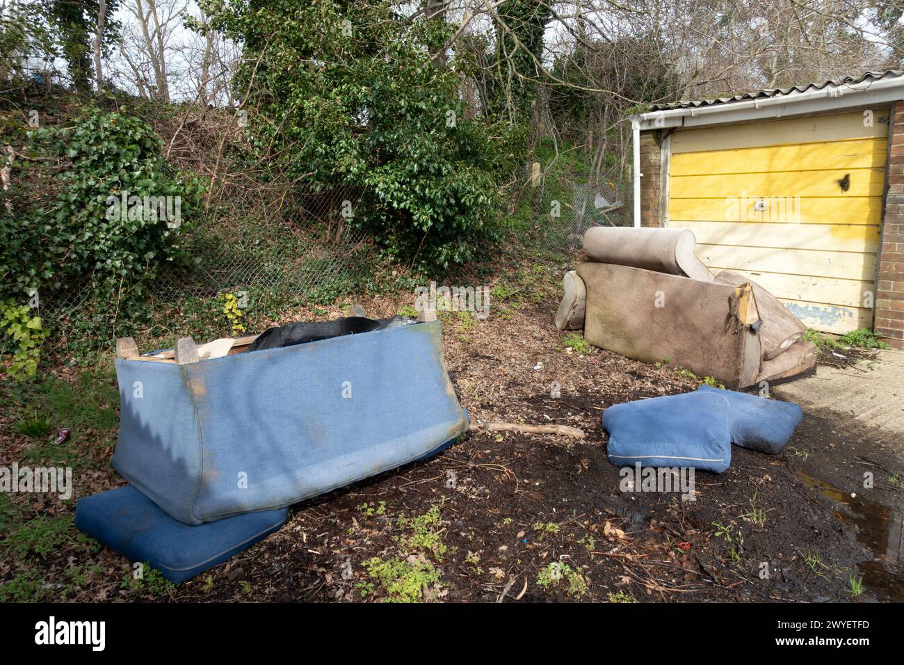 Chair in a landfill hi-res stock photography and images - Alamy