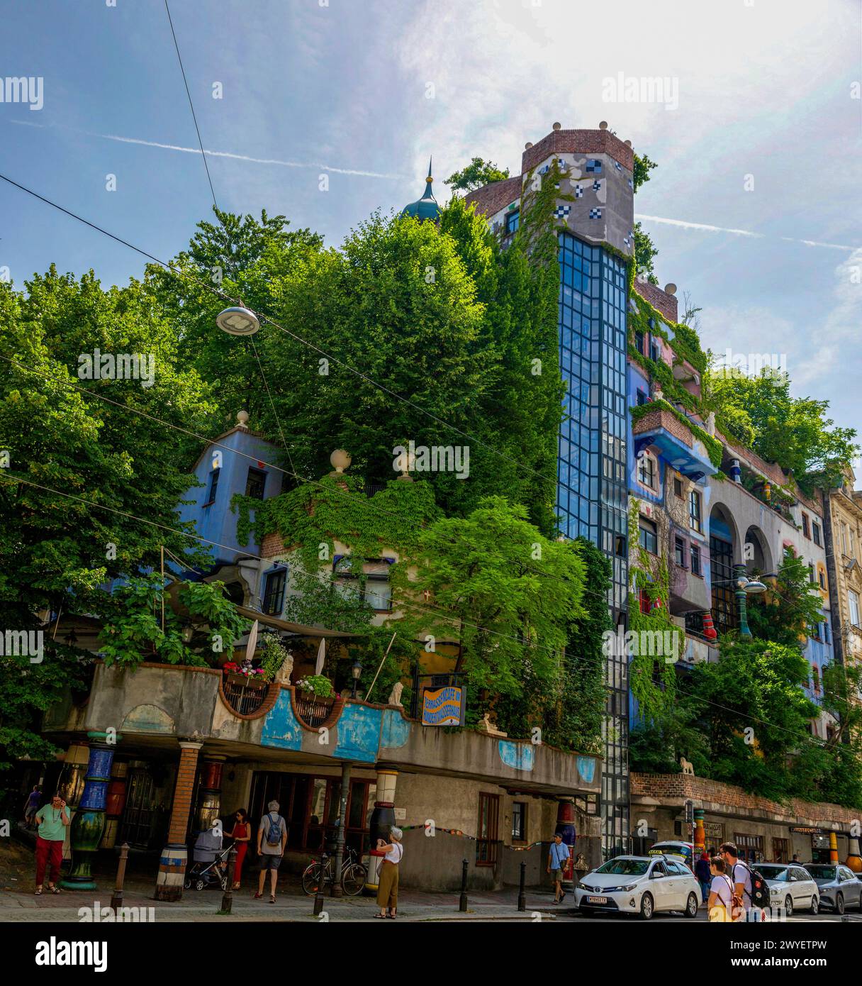 Vienna, Austria - June 22, 2023: The most unusual building in Vienna ...