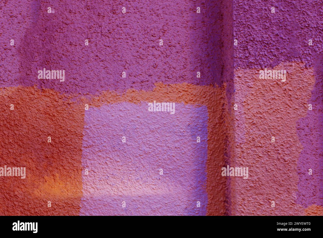 Old cement wall texture. A wall with large square-shaped spots Stock ...