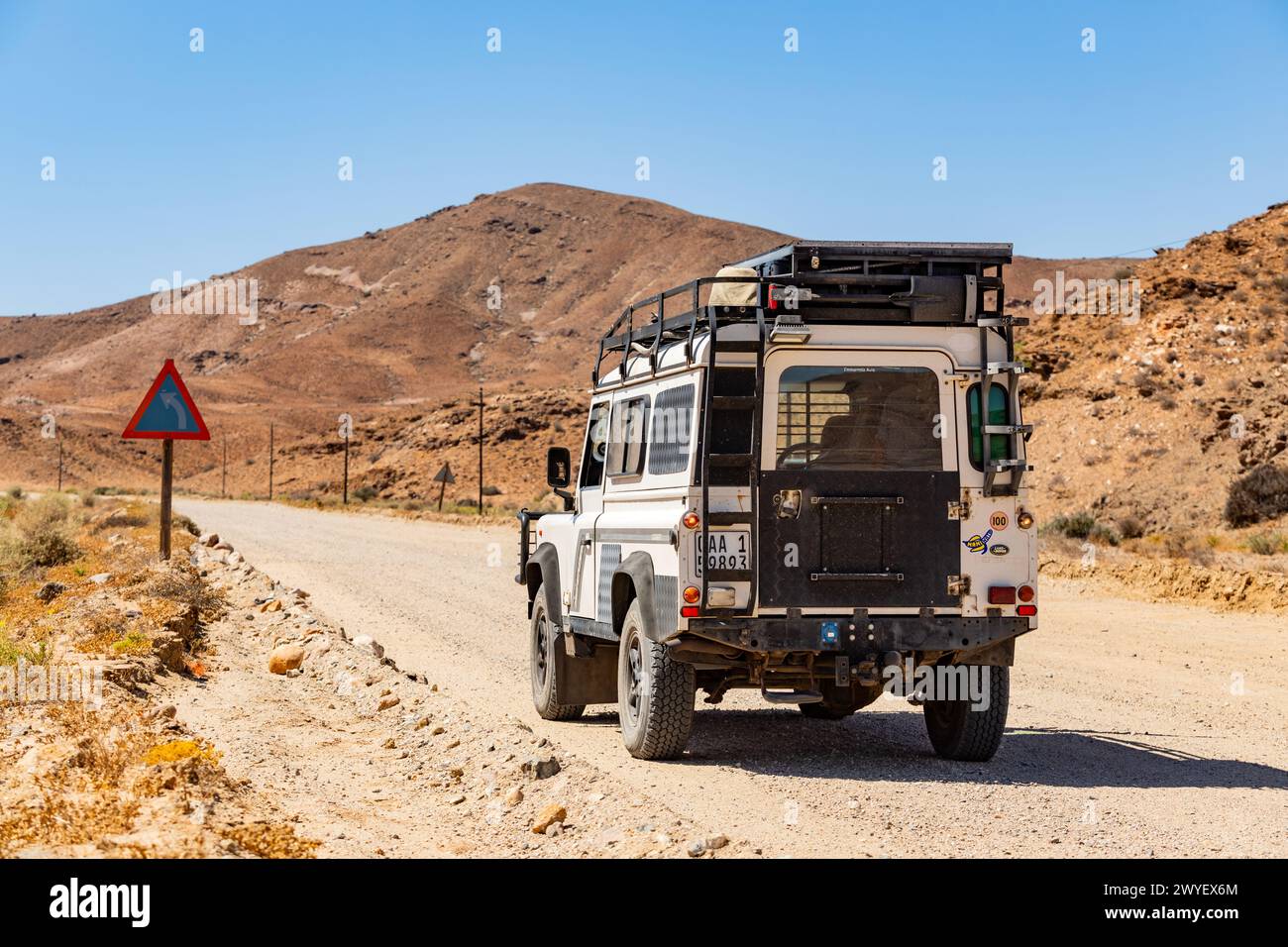 Namaqualand, South Africa - March 11, 2024: Old Land Rover Defender ...