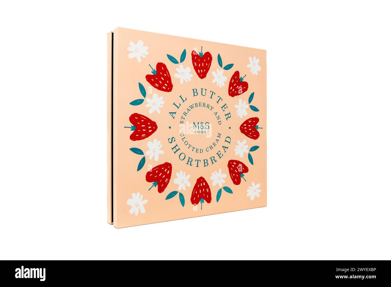 Shortbread biscuits tin Cut Out Stock Images & Pictures - Alamy