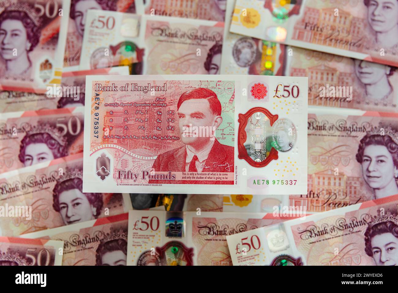 50 pound bank note alan turing hi-res stock photography and images - Alamy