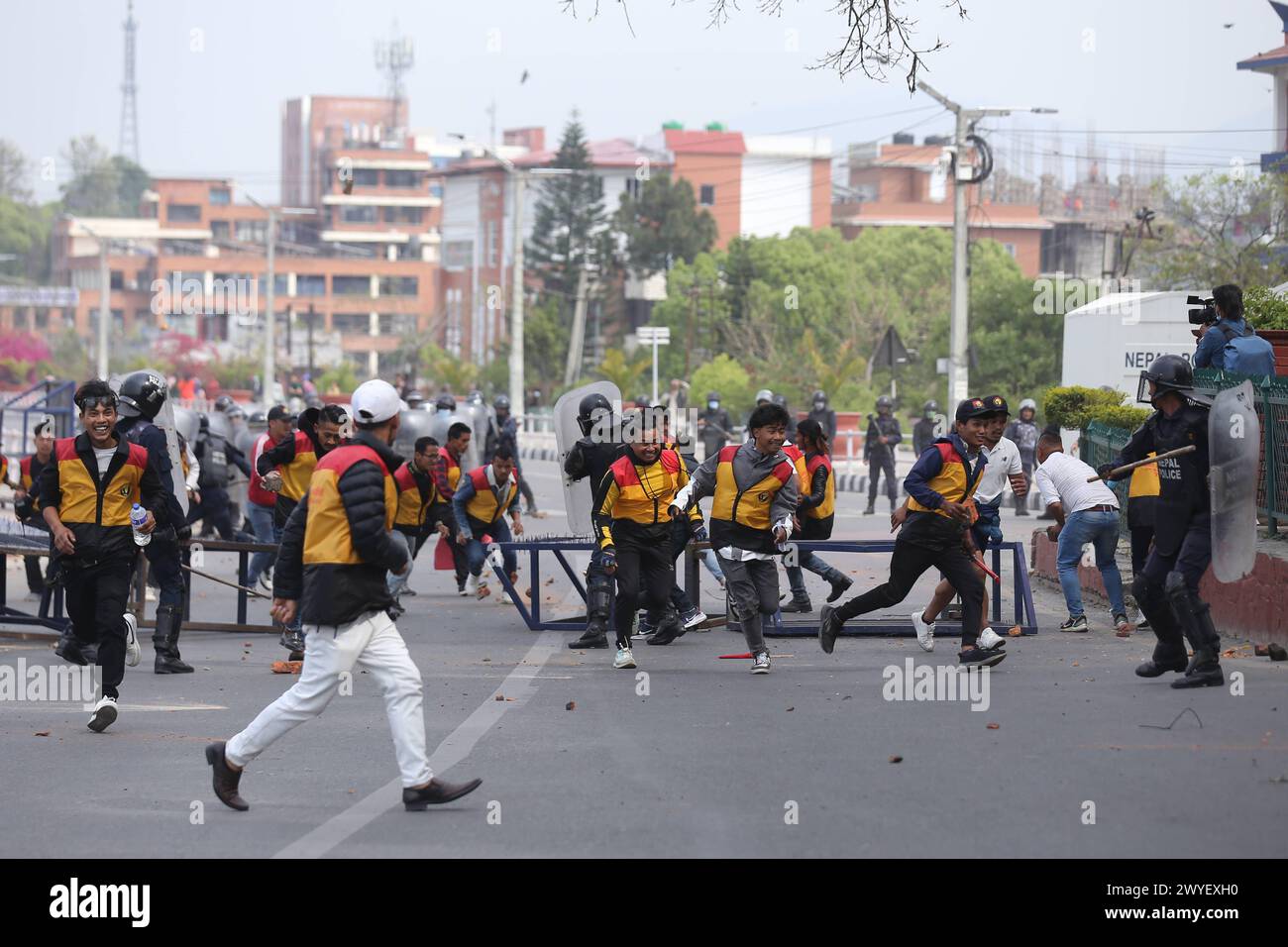 Clash erupts in Nepal as protestors break into restricted area ...