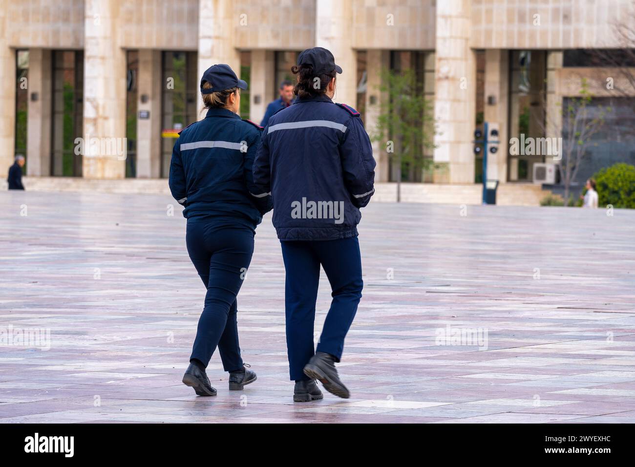 Albanian police officers hi-res stock photography and images - Alamy