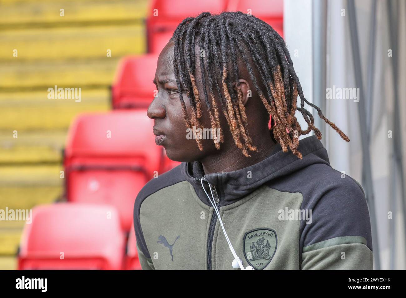 Fábio Jaló of Barnsley arrives during the Sky Bet League 1 match ...