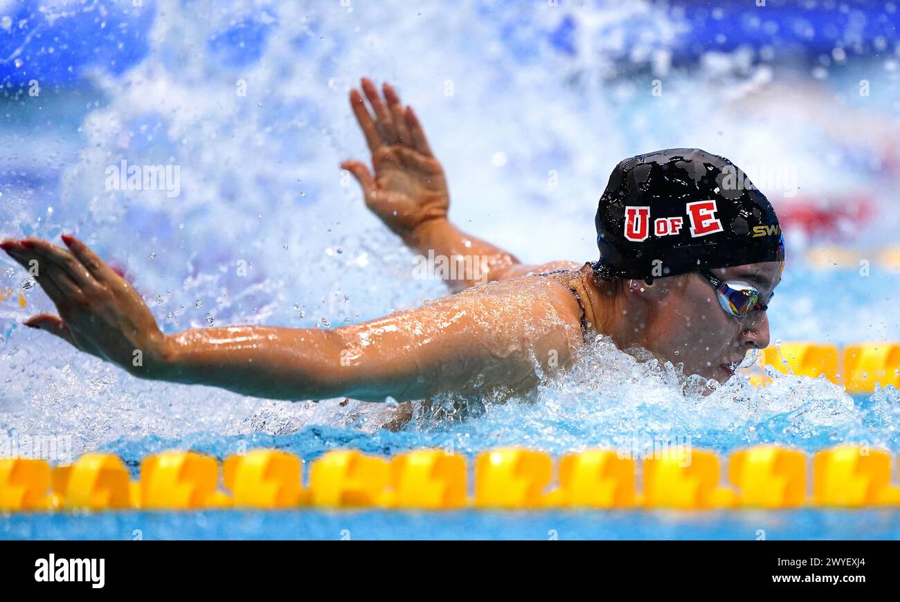 Ciara Schlosshan in action during the Women's 100m Butterfly Heats on ... Ciara Schlosshan in action during the Women's 100m Butterfly Heats on ...