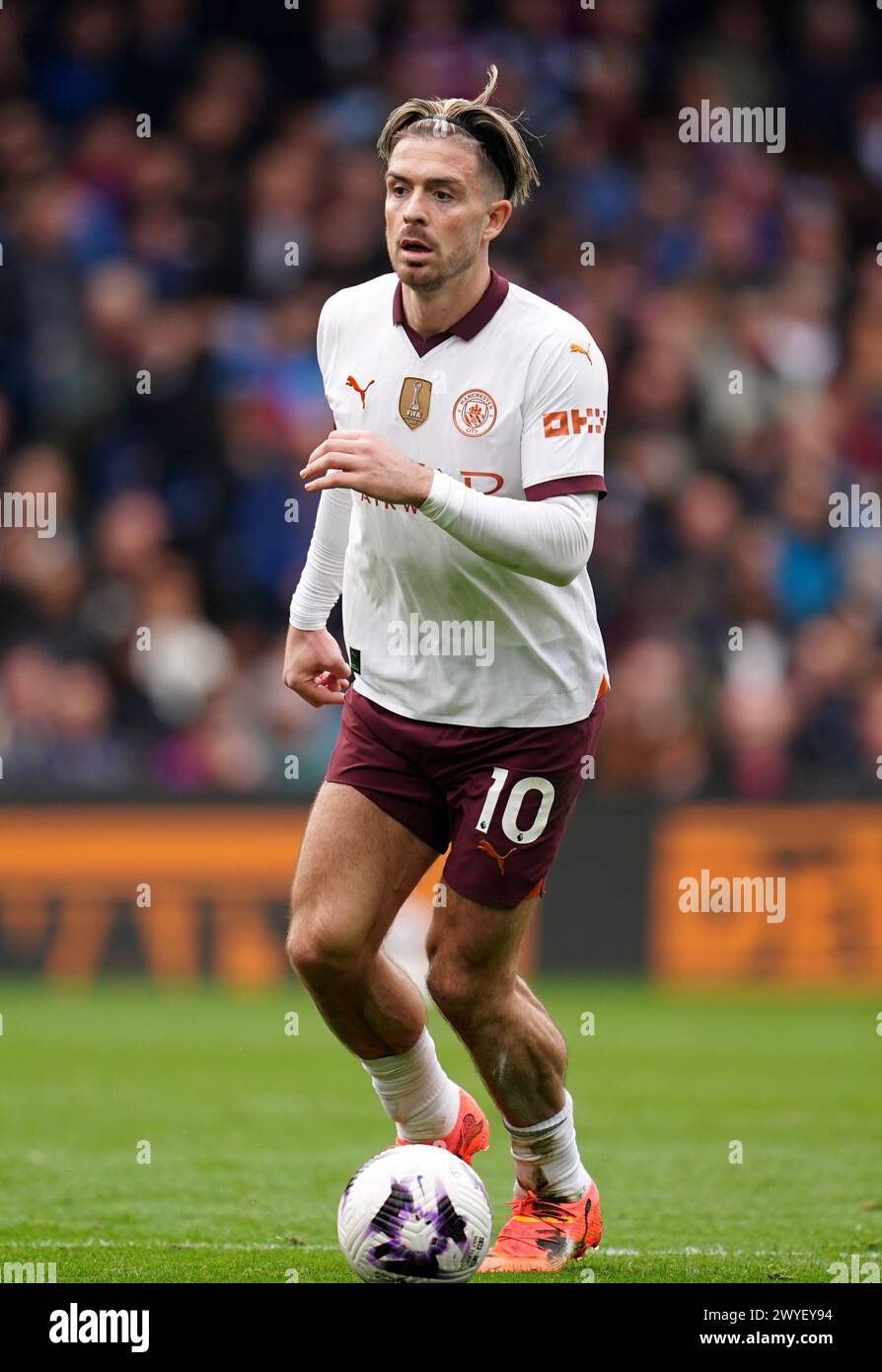 Manchester City's Jack Grealish during the Premier League match at ...