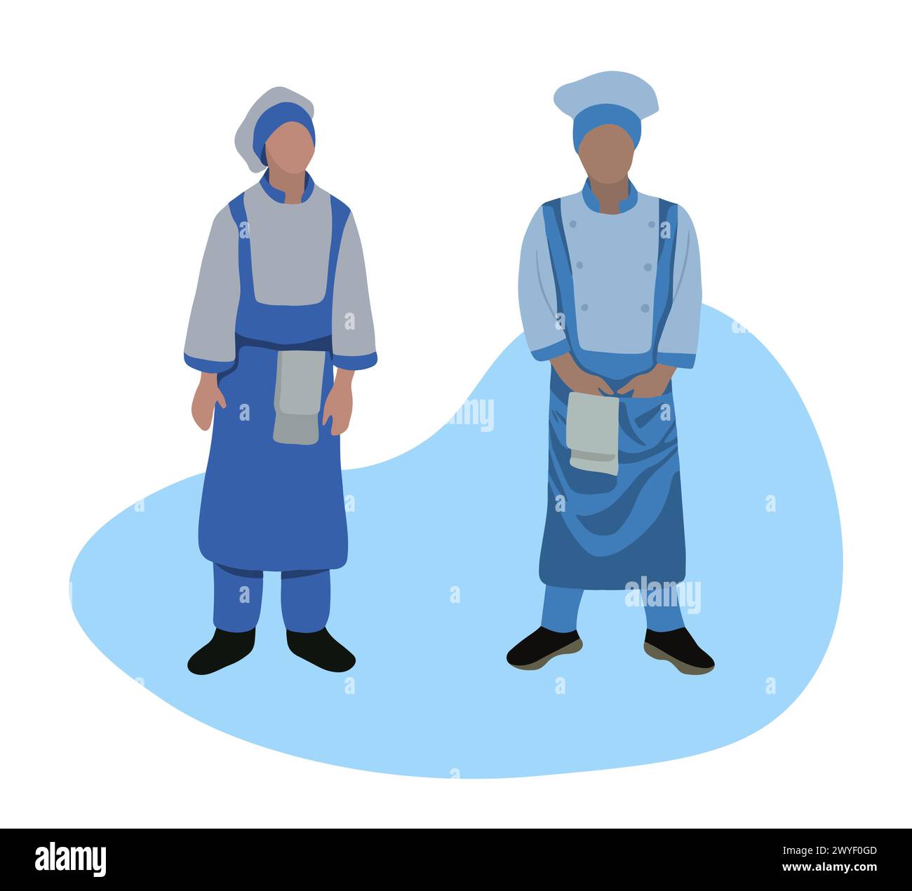 Chefs serving Stock Vector Images - Alamy