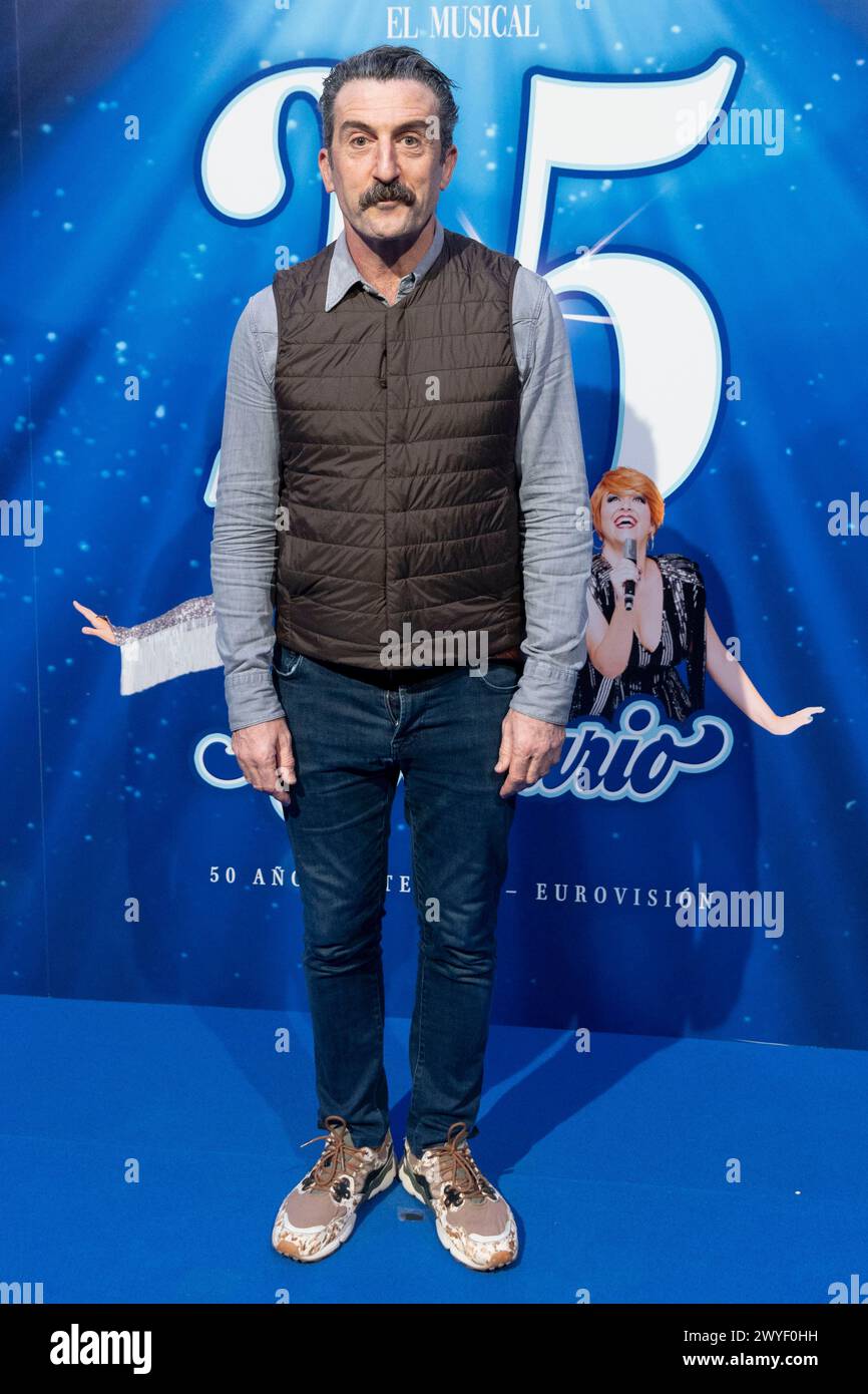 Luis Zahera attends the 'Mamma Mia, The Musical, 25 Anniversary ...
