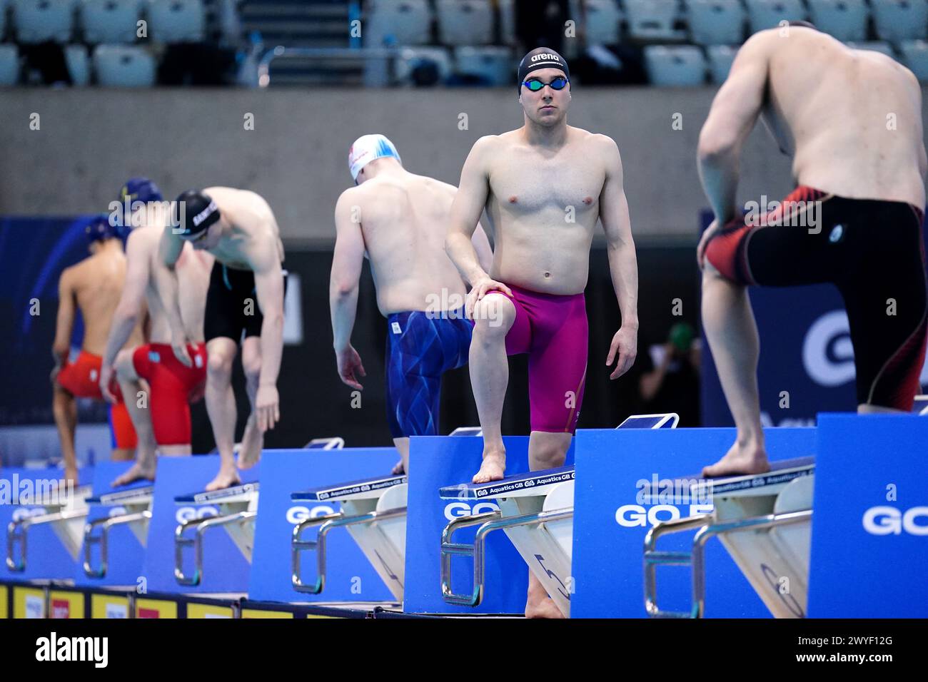 Jamie Robertson in action during the Men's 50m Freestyle Heats on day ...