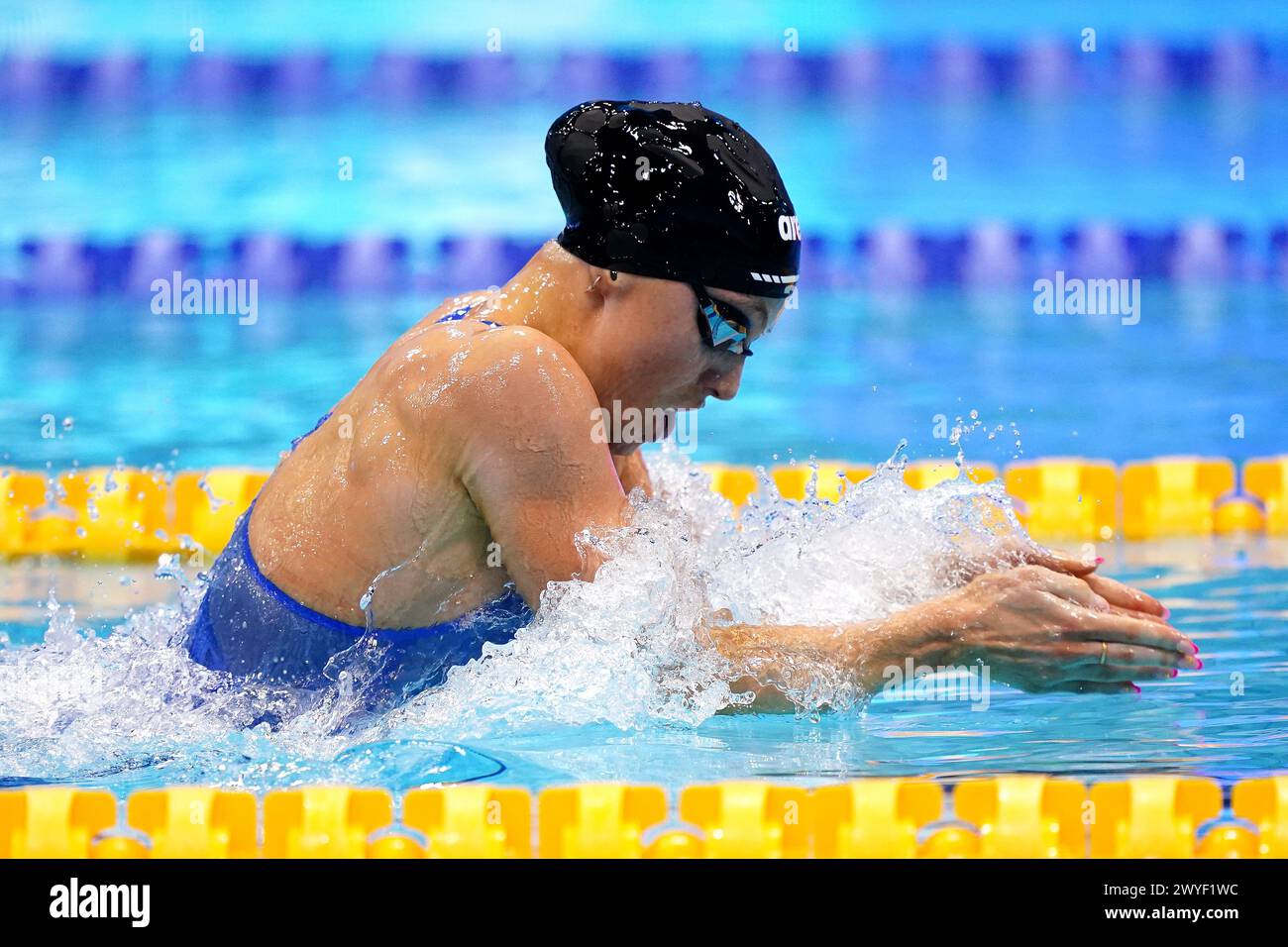 Abbie Wood in action during the Women's 200m IM Heats on day five of ...