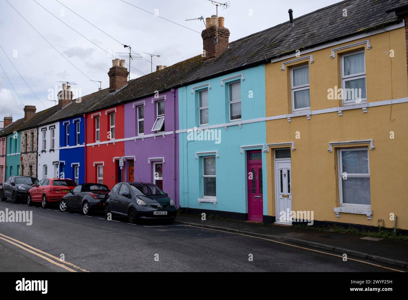 Rainbow Streets colorfully painted houses by local colour creative Tash ...