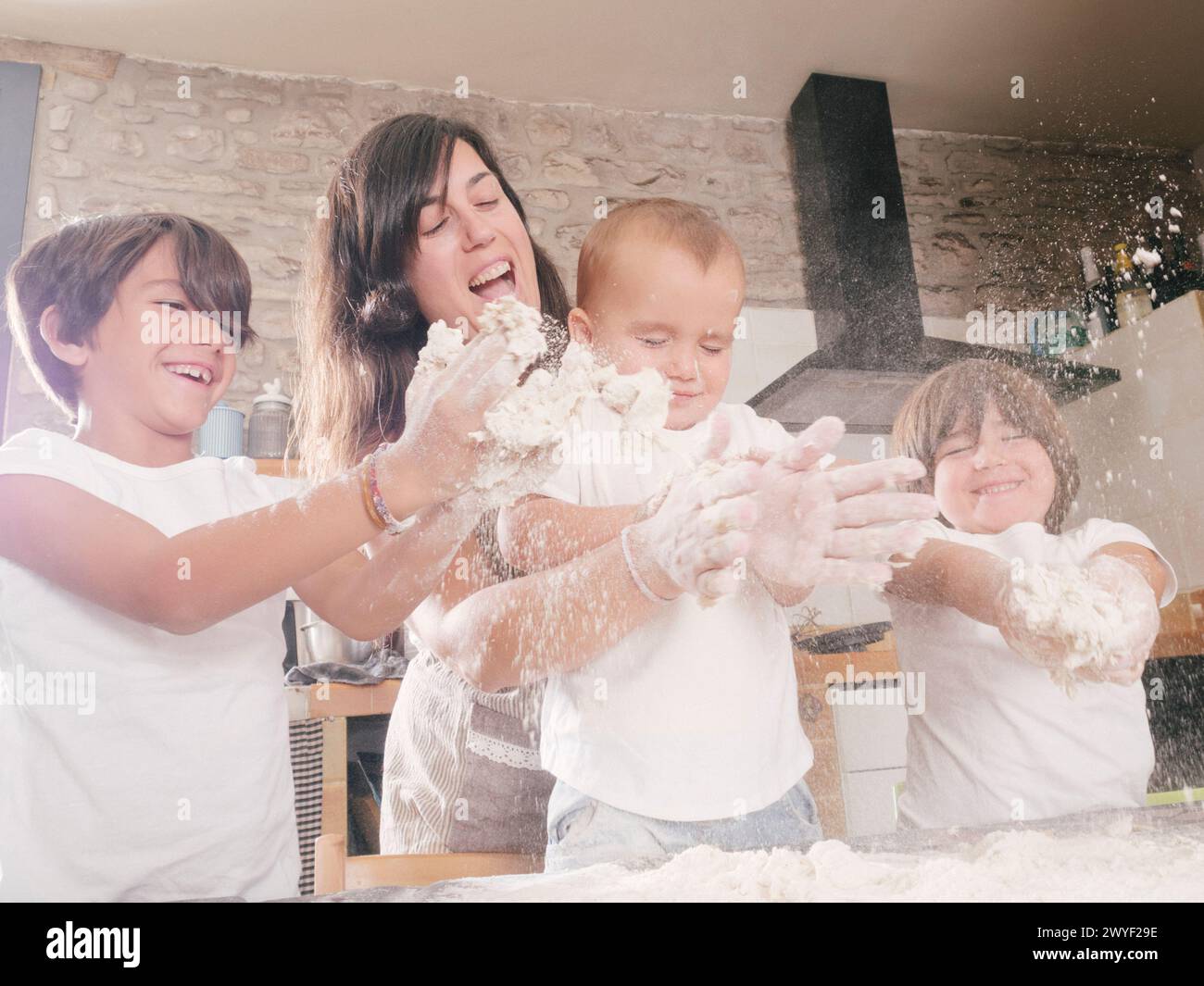 Throwing flour hi-res stock photography and images - Alamy