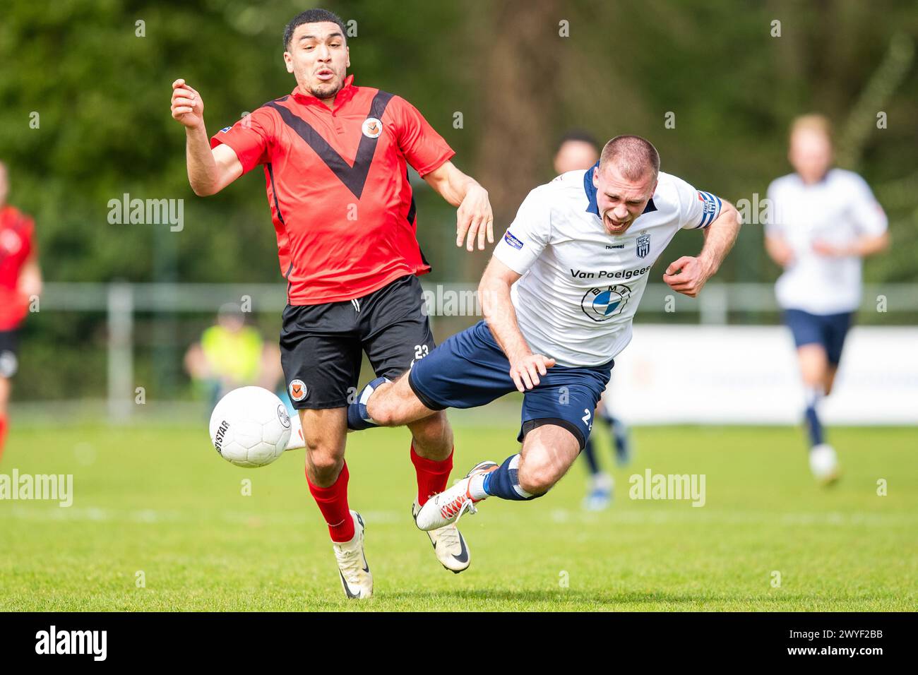 HAARLEM. 06-04-2024. Sportpark Spanjaardslaan. Betnation Divisie Dutch ...