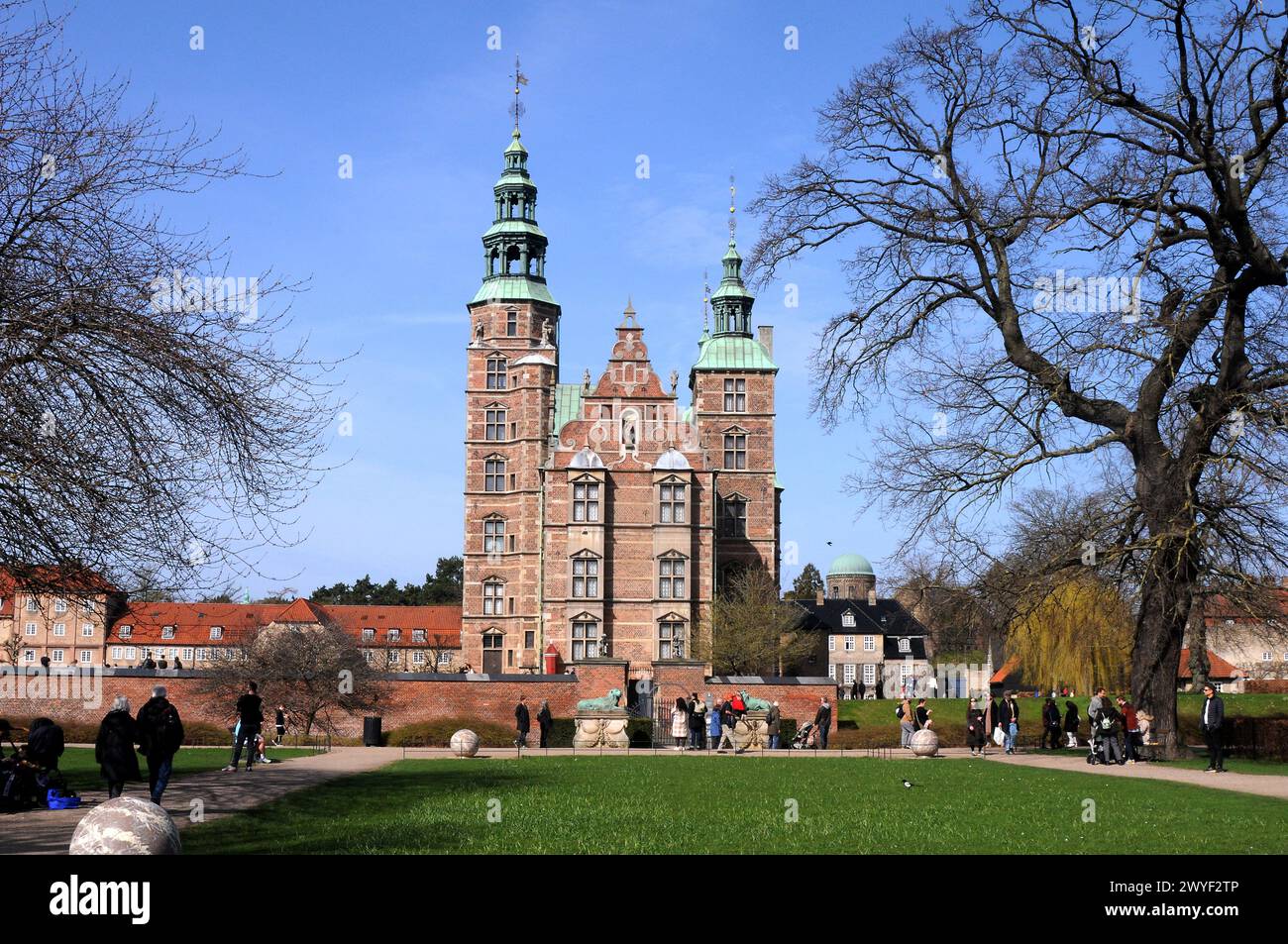 Copenhagen/ Denmark/06 April 2024/Visitors enjoy danish springs weather ...