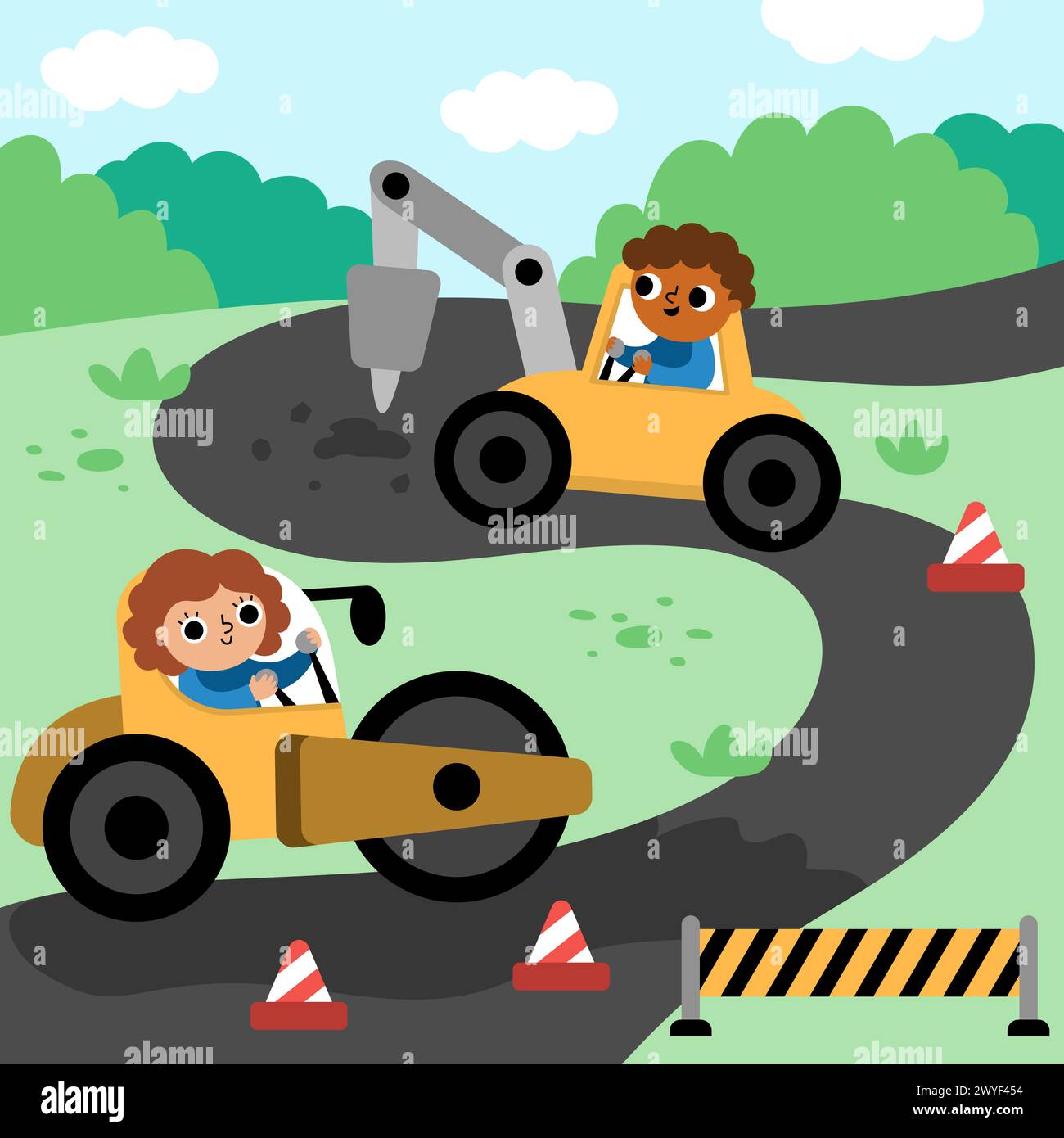 Lorry restoration Stock Vector Images - Alamy