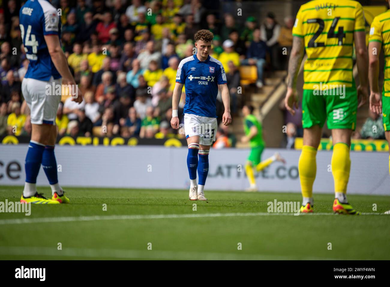 Nathan Broadhead of Ipswich Town during the Sky Bet Championship match ...