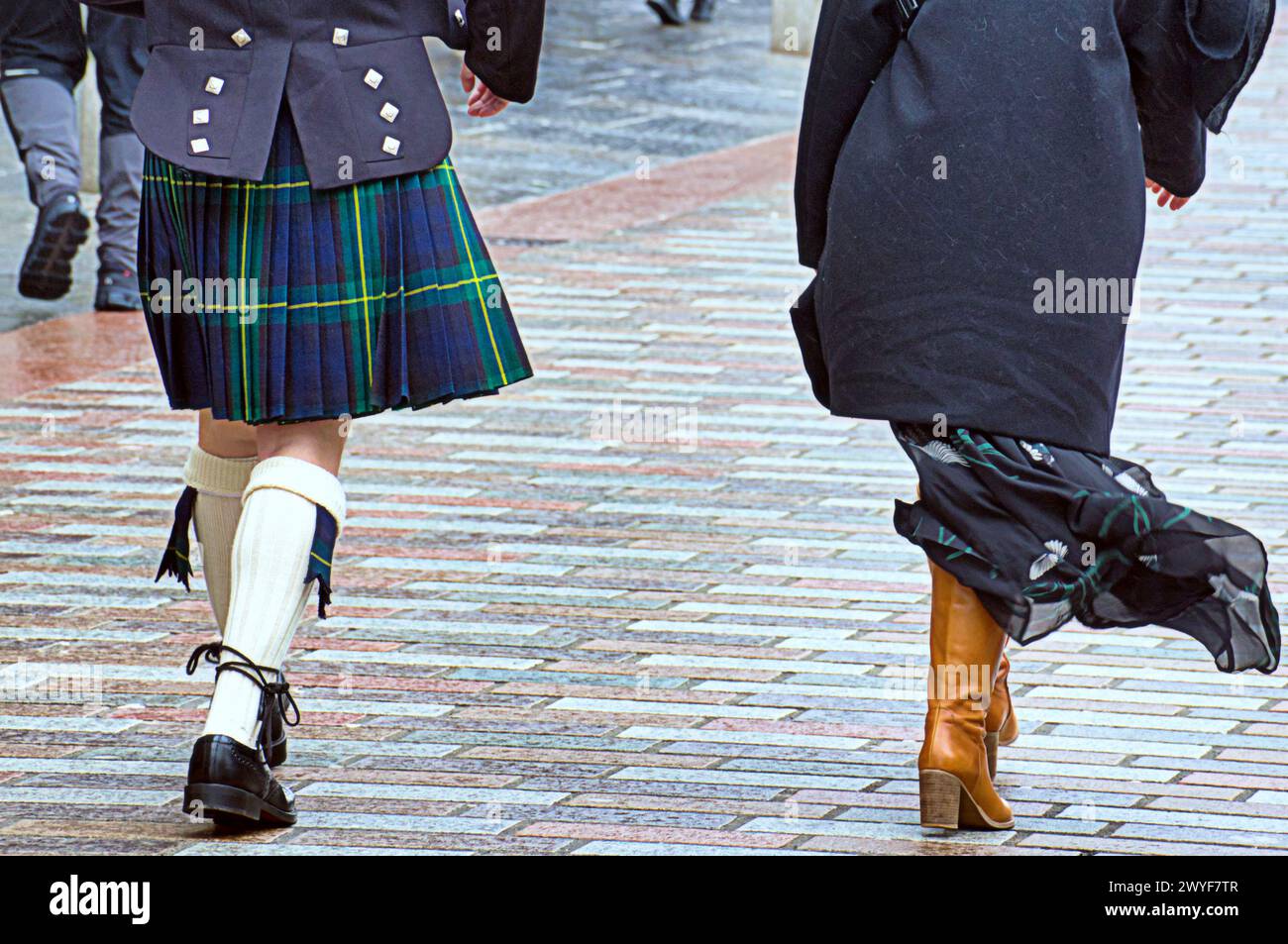 Glasgow, Scotland, UK. 6h April, 2024: UK Weather: Storm Kathleen winds ...