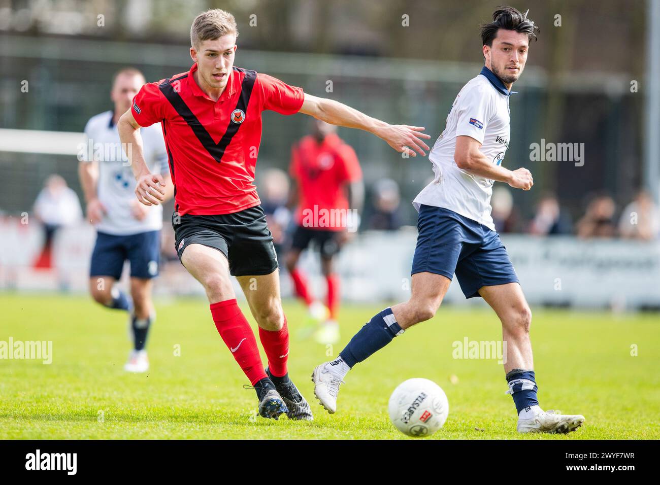 HAARLEM. 06-04-2024. Sportpark Spanjaardslaan. Betnation Divisie Dutch ...