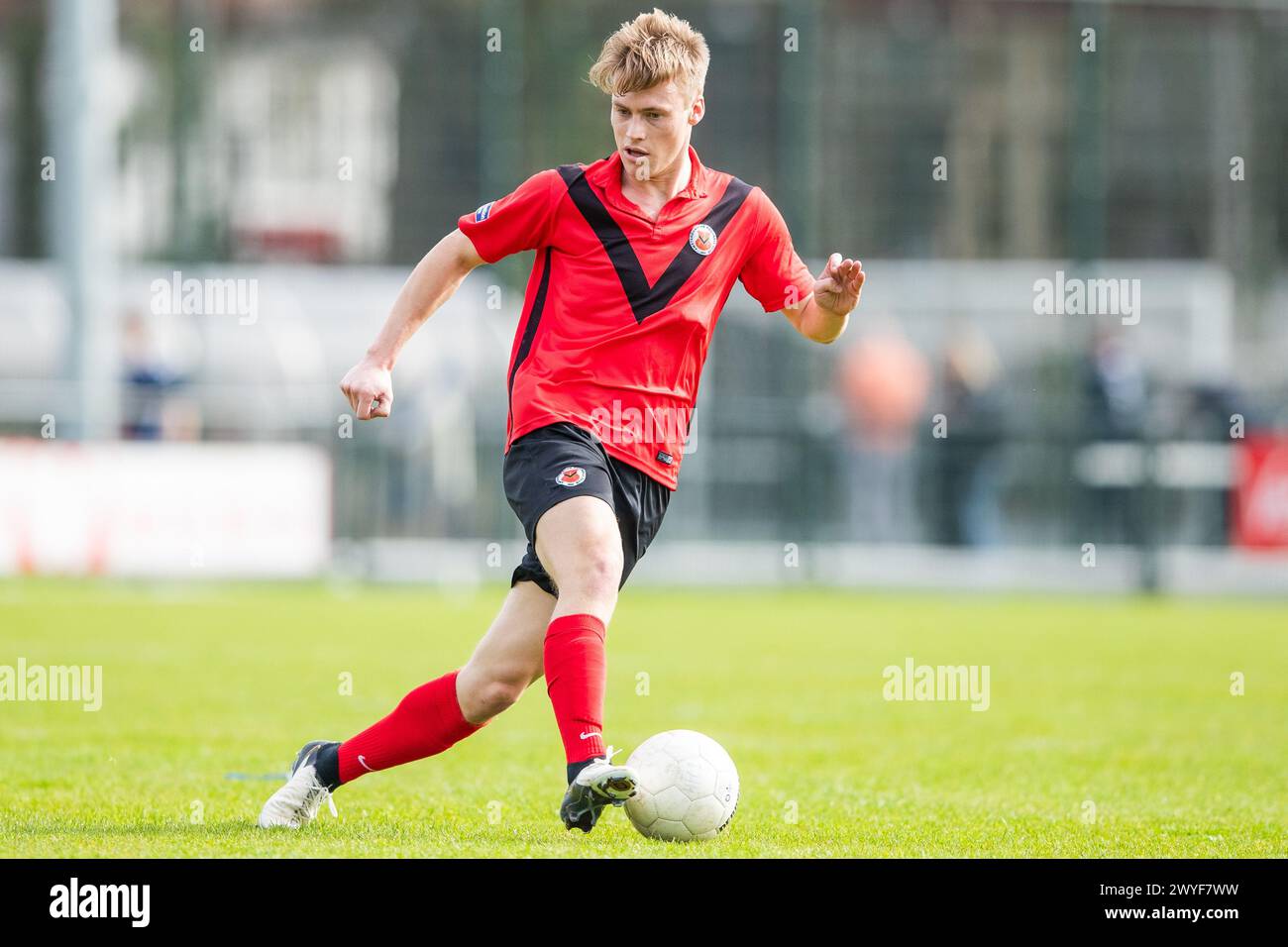 HAARLEM. 06-04-2024. Sportpark Spanjaardslaan. Betnation Divisie Dutch ...