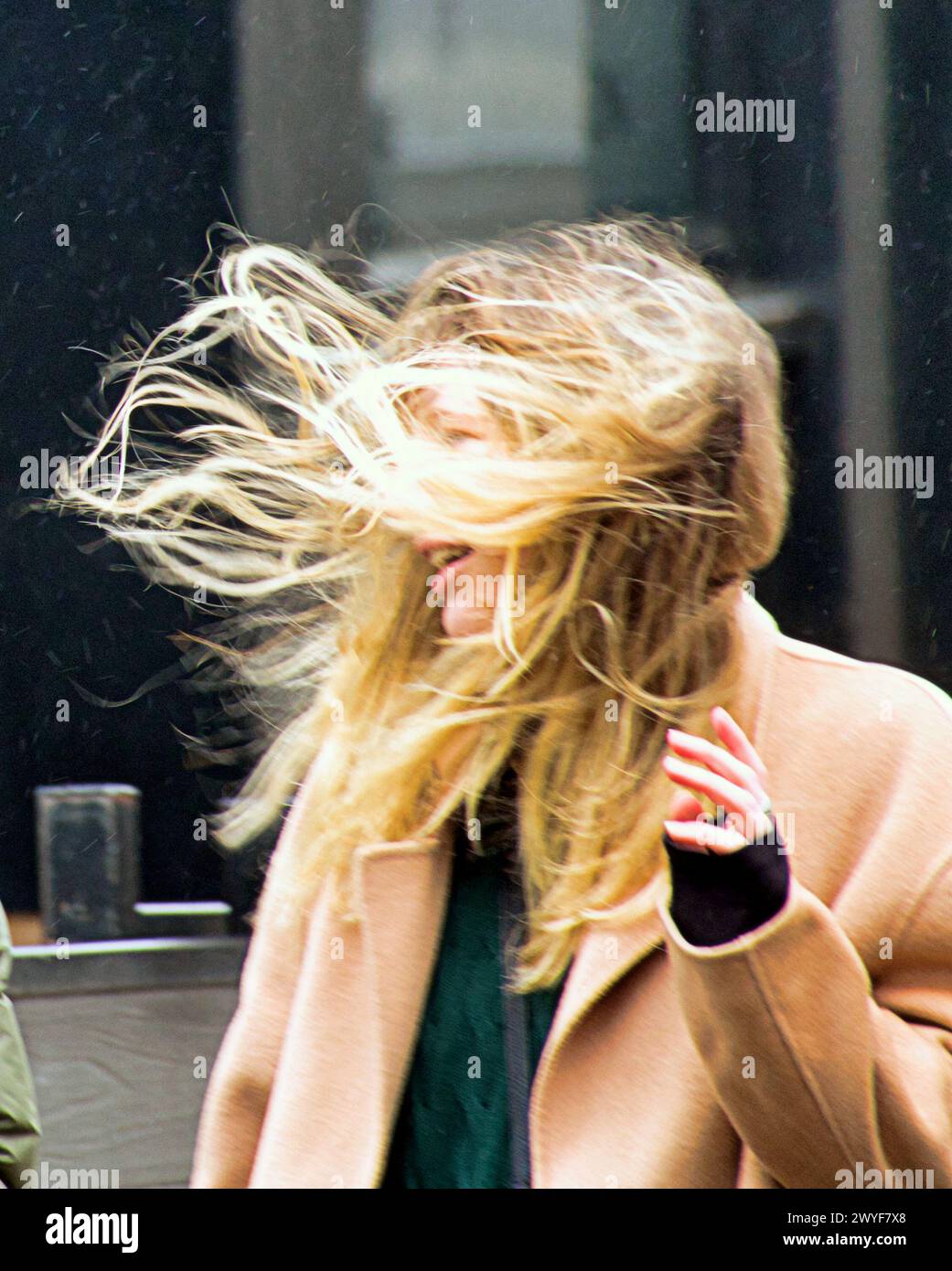 Glasgow, Scotland, UK. 6h April, 2024: UK Weather: Storm Kathleen winds ...