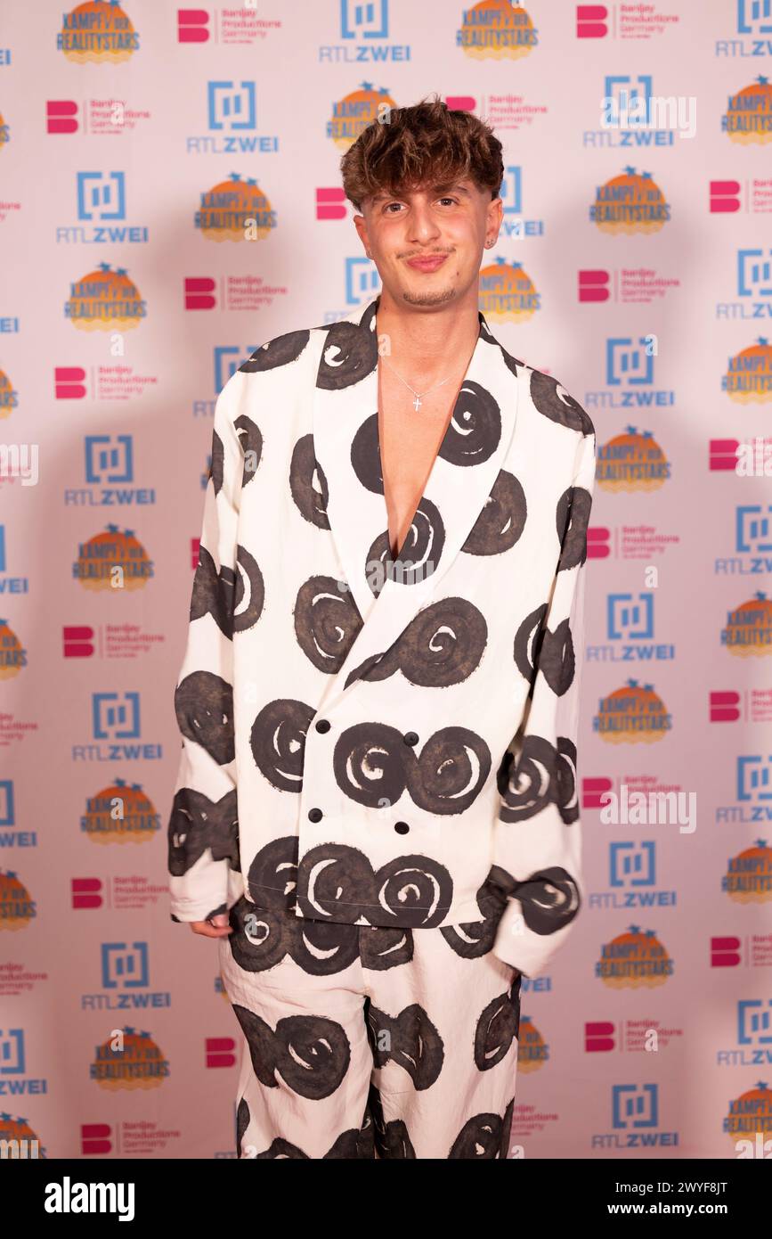 Cologne, Germany. 05th Apr, 2024. Reality and TikTok star Noah Cremer ...
