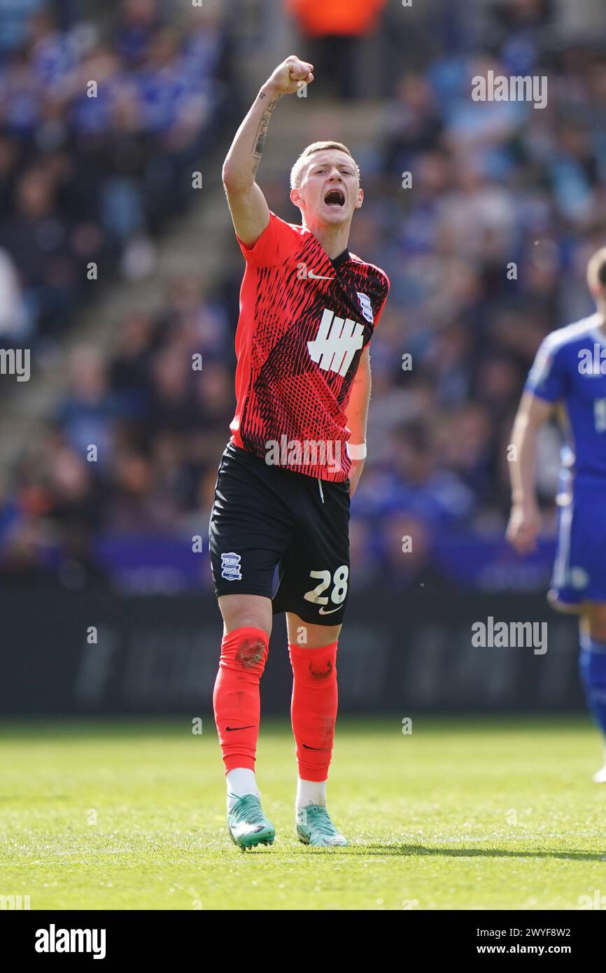 Birmingham City's Jay Stansfield celebrates scoring their side's first ...