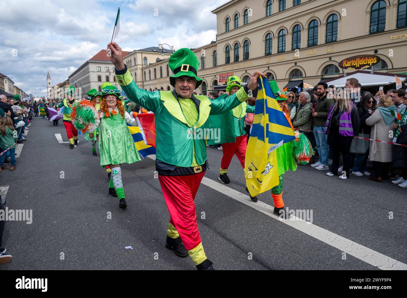 Muenchen, St. Patricks Day, Parade, Fear Manach *** Munich, St Patricks ...