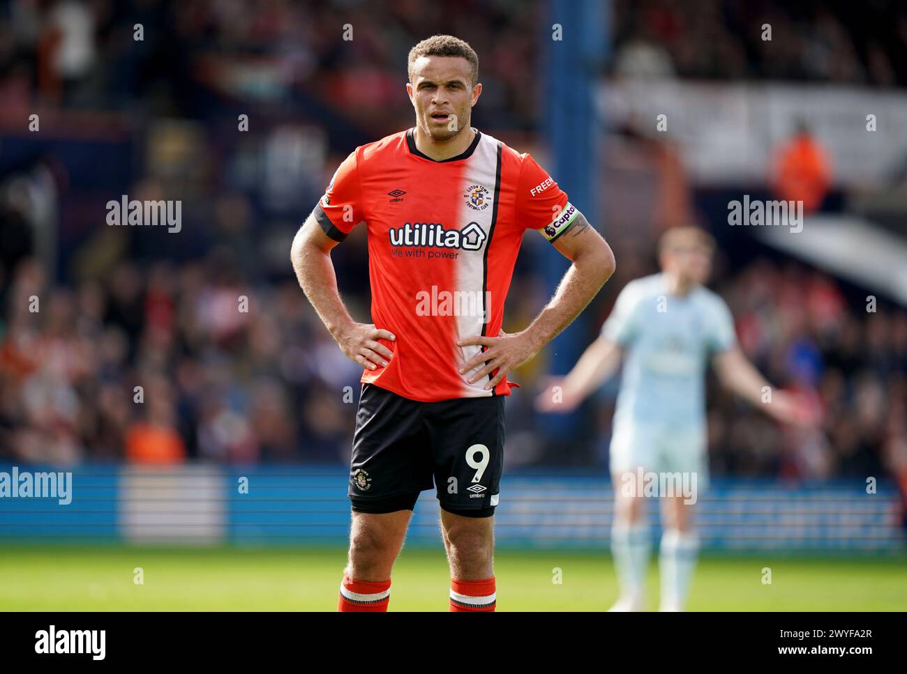 Luton Town's Carlton Morris during the Premier League match at ...
